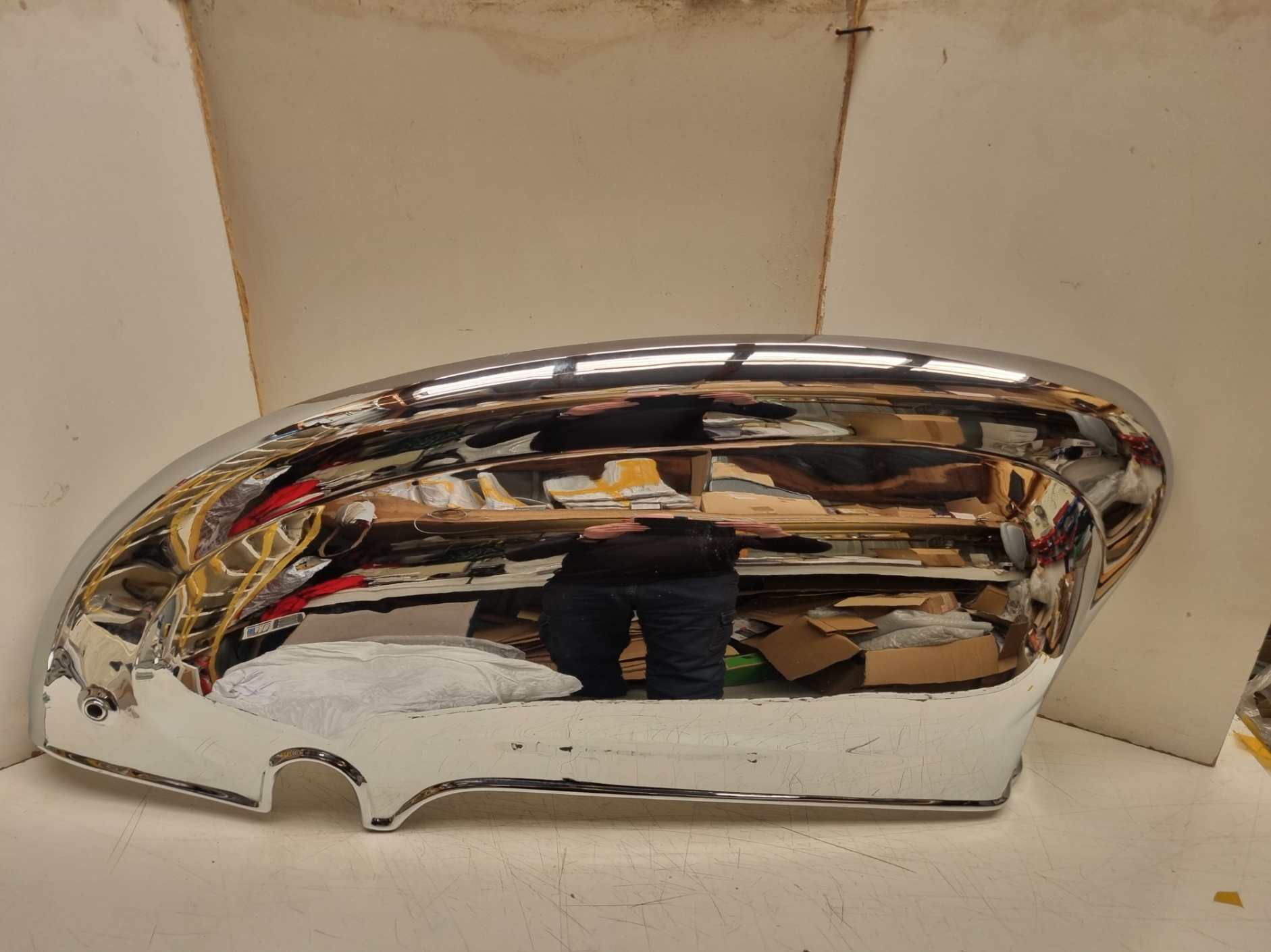 Lambretta Series 1 & 2 CHROME Side-panels - KTF Scooters